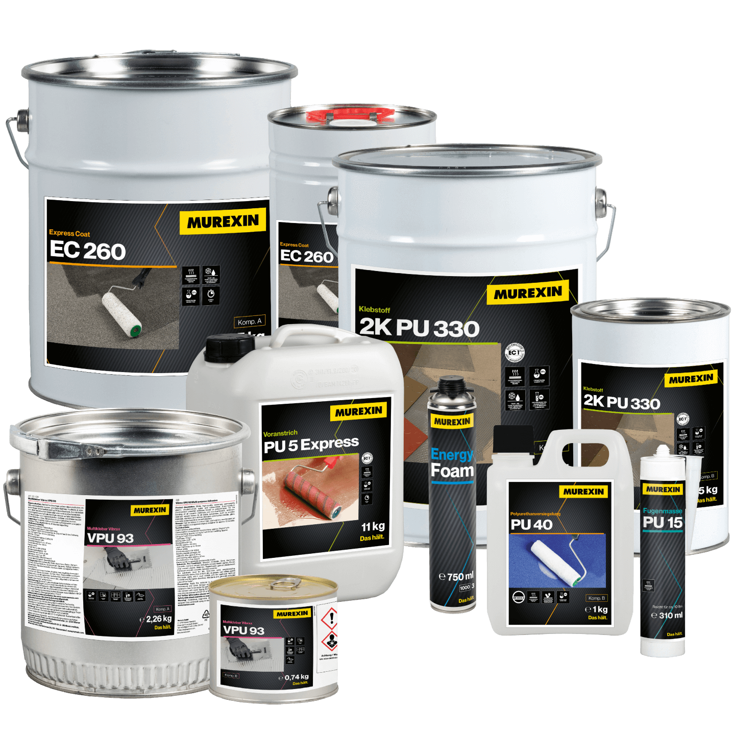 Willkommen bei Murexin! Baustoffe & Baumaterialien entdecken